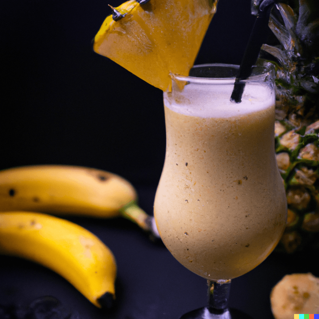 Ananas Bananen Smoothie Rezept | rezeptemeister.com